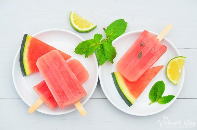 Elegantes Wassermelone Eis Am Stiel Fotos